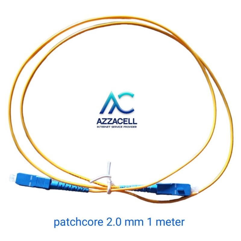 Jual 2.0 mm 2mm patchcord kecil patchcore kuning 1 meter Kualitas bagus ...