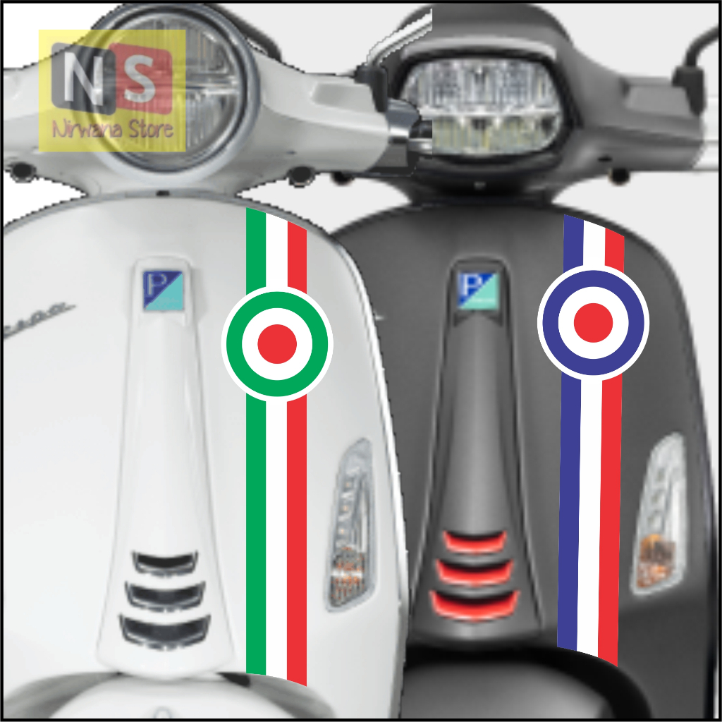 Jual Sticker Bendera Vespa Matic Decal List Strip Body Tepong Vespa LX ...