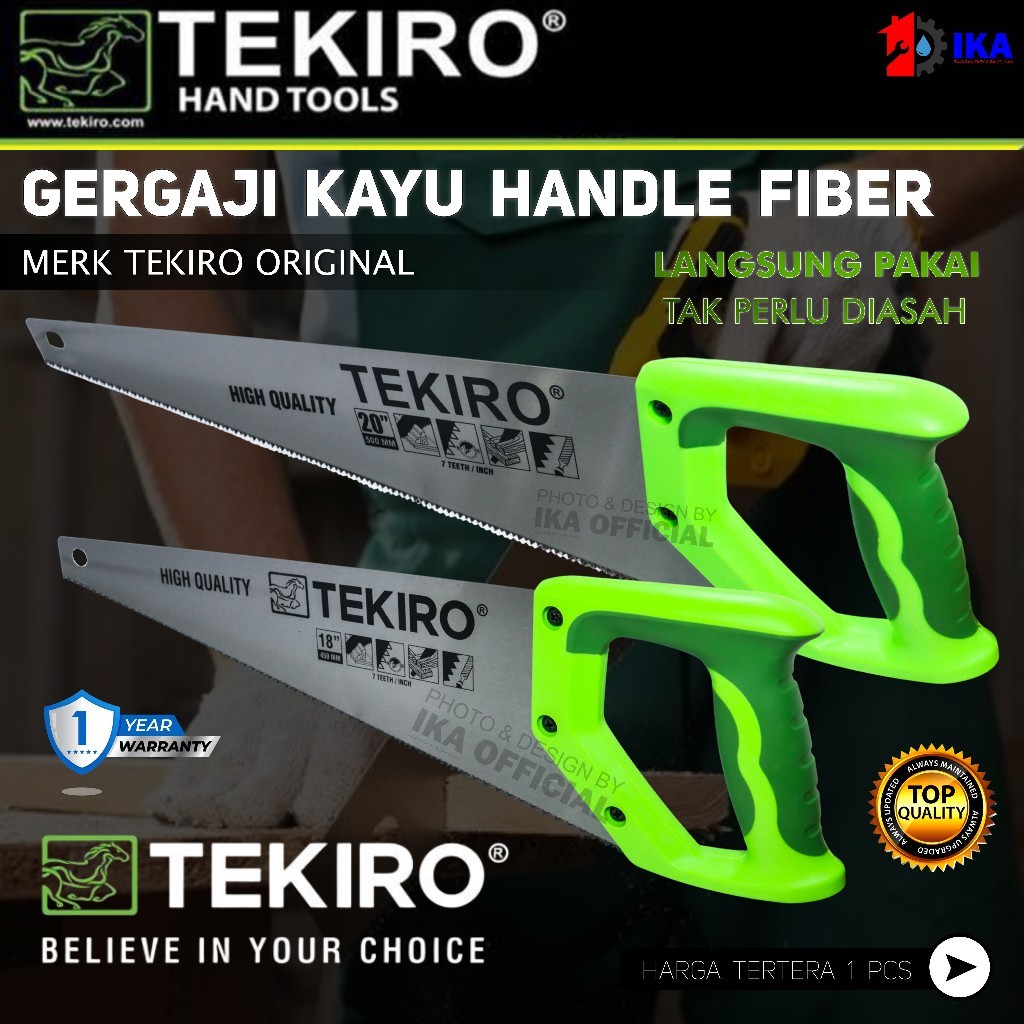 Jual Gergaji Kayu Gg Karet Tekiro 18" 2 Mata GT-HS1556 / 20" 2 Mata GT ...