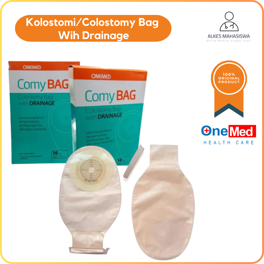 Jual Kantong Kolostomi/Stoma Colostomy Bag With Drainage OneMed ...