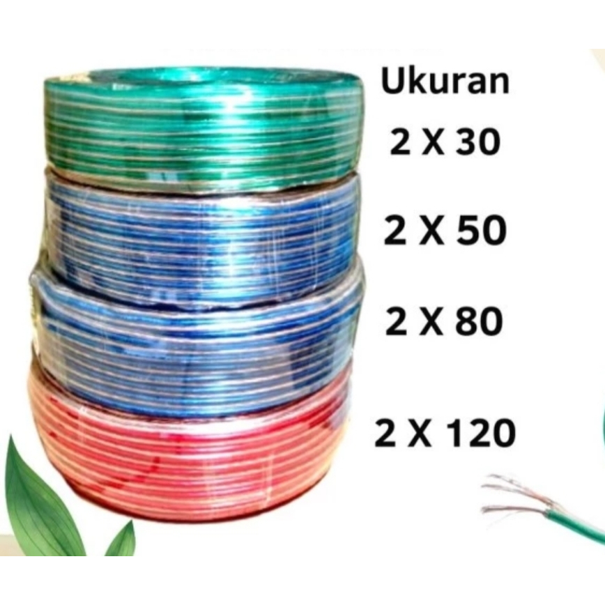 Jual 10 Meter Kabel Transparan Kabel Listrik Kabel Monster Kabel Audio ...