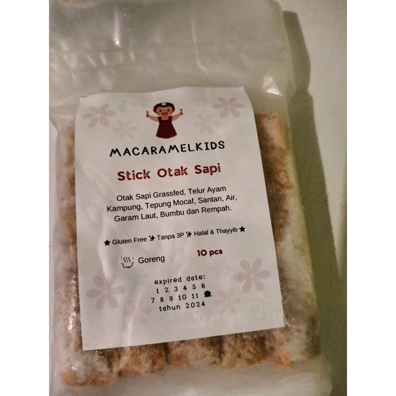 Jual LAUK MPASI(STICK OTAK Gulai sapi,soto daging otak, otak ungkep ...
