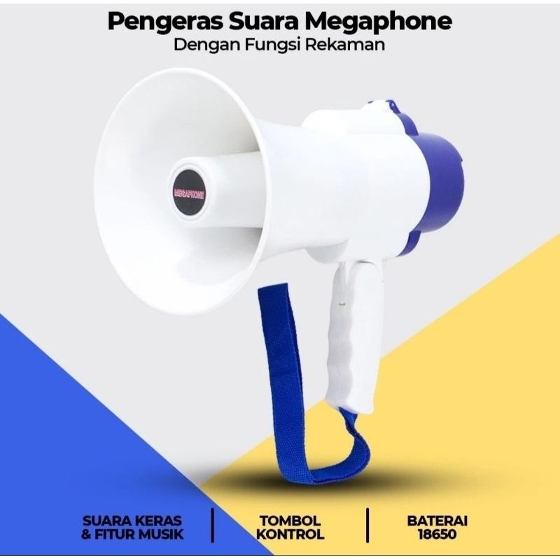 Jual Megaphone Pengeras Suara - Toa Speaker Suara Alarm - Megaphone ...