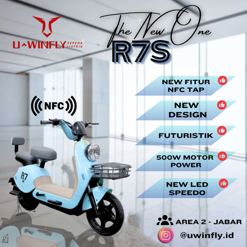 Jual Big Promo Sepeda Listrik Uwinfly R7S Suport NFC Sistem Original ...