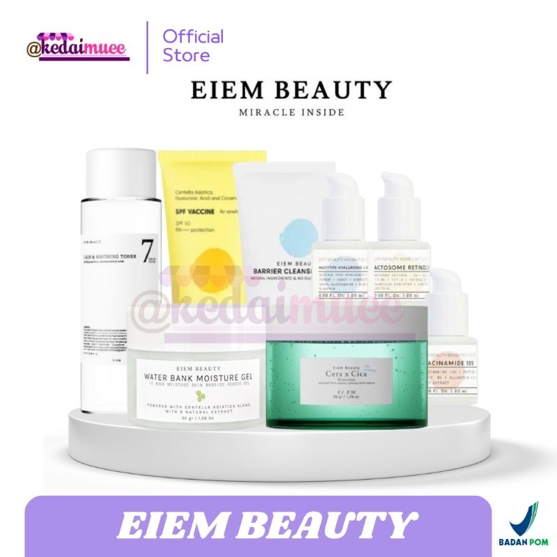 Jual EIEM Beauty Moisturizer Water Bank Gel, Cera x Cica Skin Barrier ...