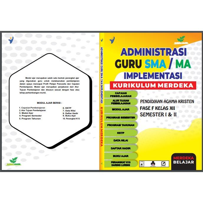 Jual MODUL AJAR SMA/MA PENDIDIKAN AGAMA KRISTEN ( PAK ) FASE F ( KELAS XI ) KURIKULUM MERDEKA ...