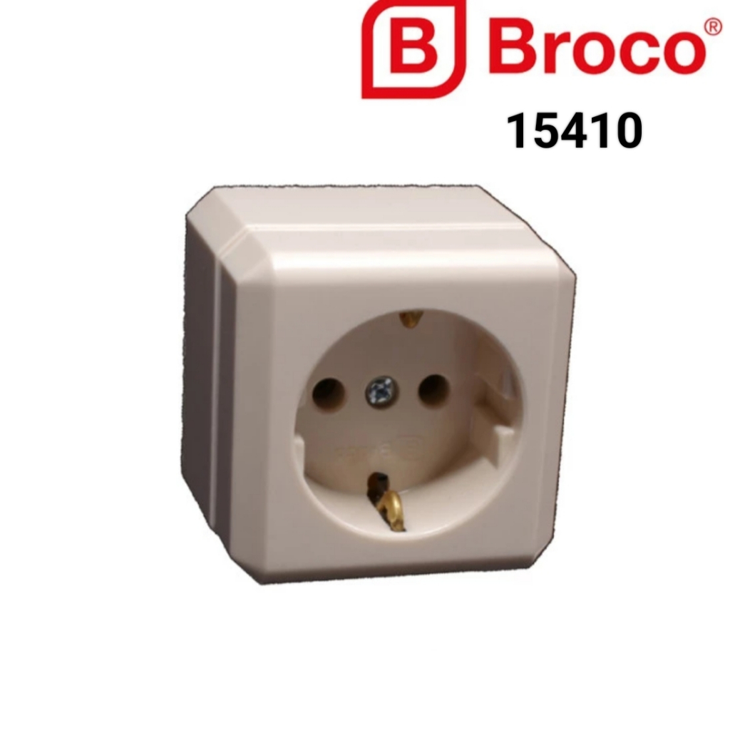 Jual Broco Stop Kontak Outbow Segi 4 Lubang Broco 15340 Colokan Listrik ...