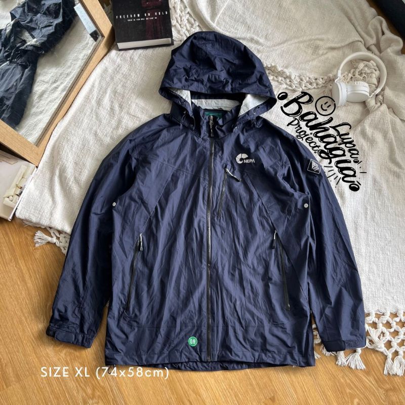 Jual NEPA EVOLUTION Navy Gorpcore Mountain Outdoor Jacket size fit XL ...