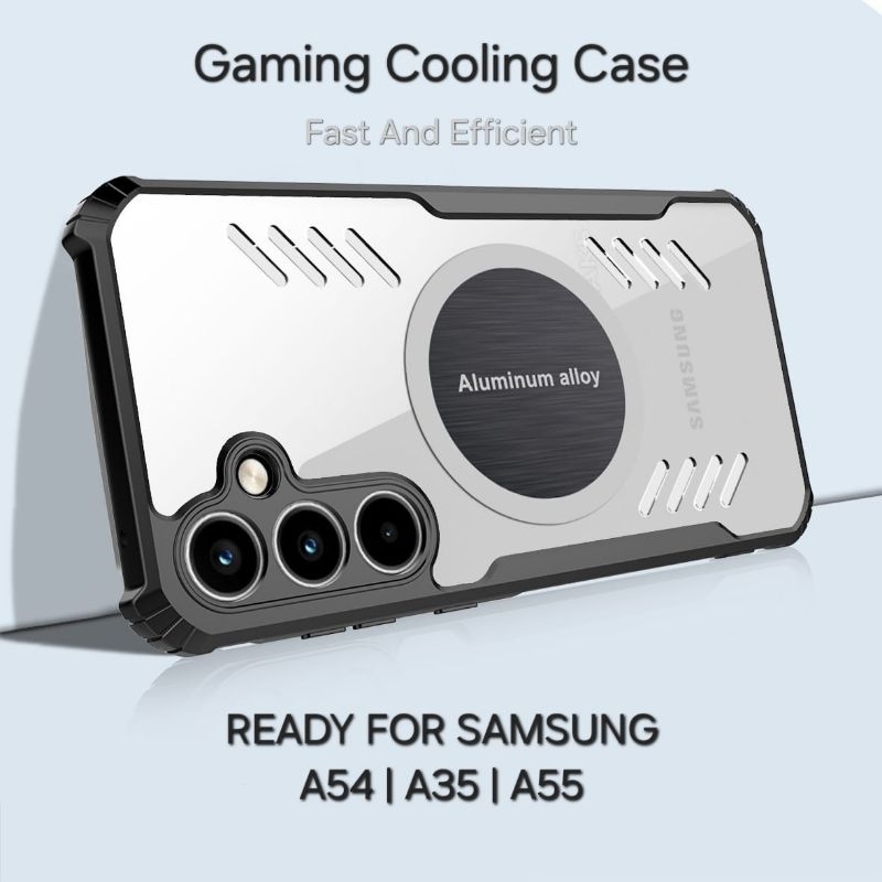 Jual Casing Samsung A54/A35/A55 5G Gaming Cooling Case Heat Dissipation ...