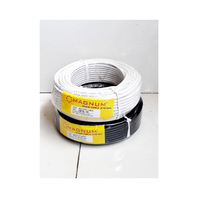 Jual Kabel hyo 2x075mm 40meter hitam dan putih Kabel listrik serabut 2x075 | Shopee Indonesia