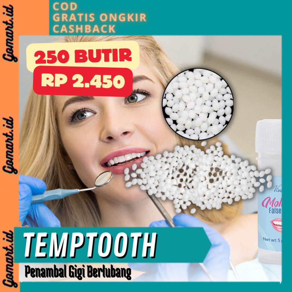 Jual Penambal Gigi Berlubang - Temptooth Gigi Palsu - Penambal Gigi ...