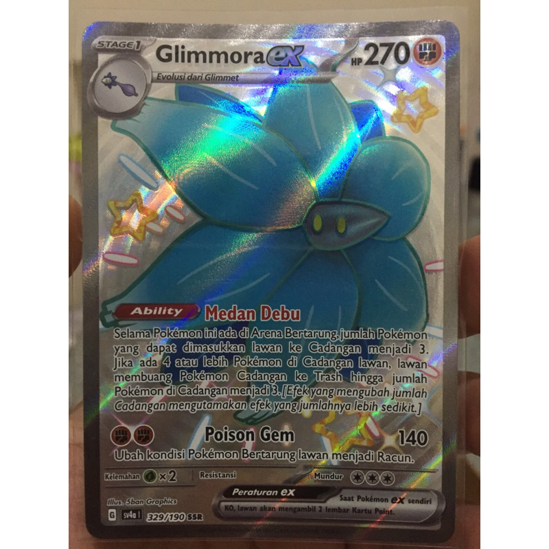 Jual KARTU POKEMON GLIMMORA ex SSR INDONESIA HOLO | Shopee Indonesia