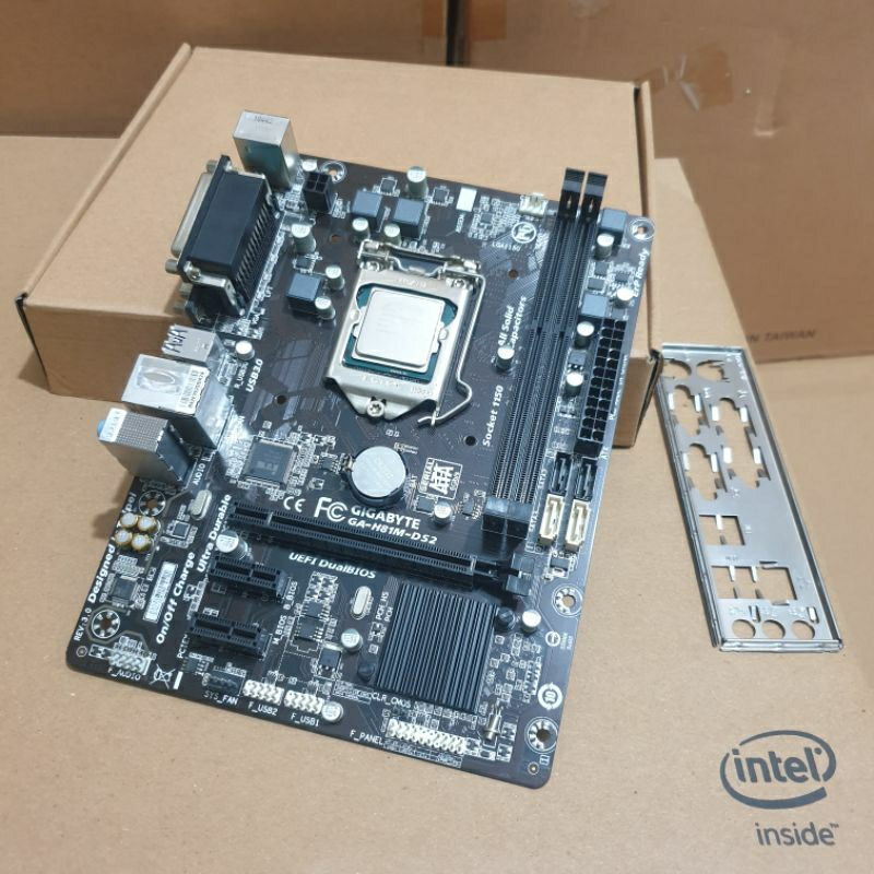 Jual MOTHERBOARD GIGABYTE GA-H81M DS2 - 1150 100% ORIGINAL | BONUS ...