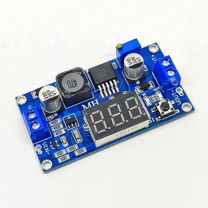 Jual XL6009 with VOLTMETER Adjustable DC -DC Step Up Boost Module | Shopee Indonesia