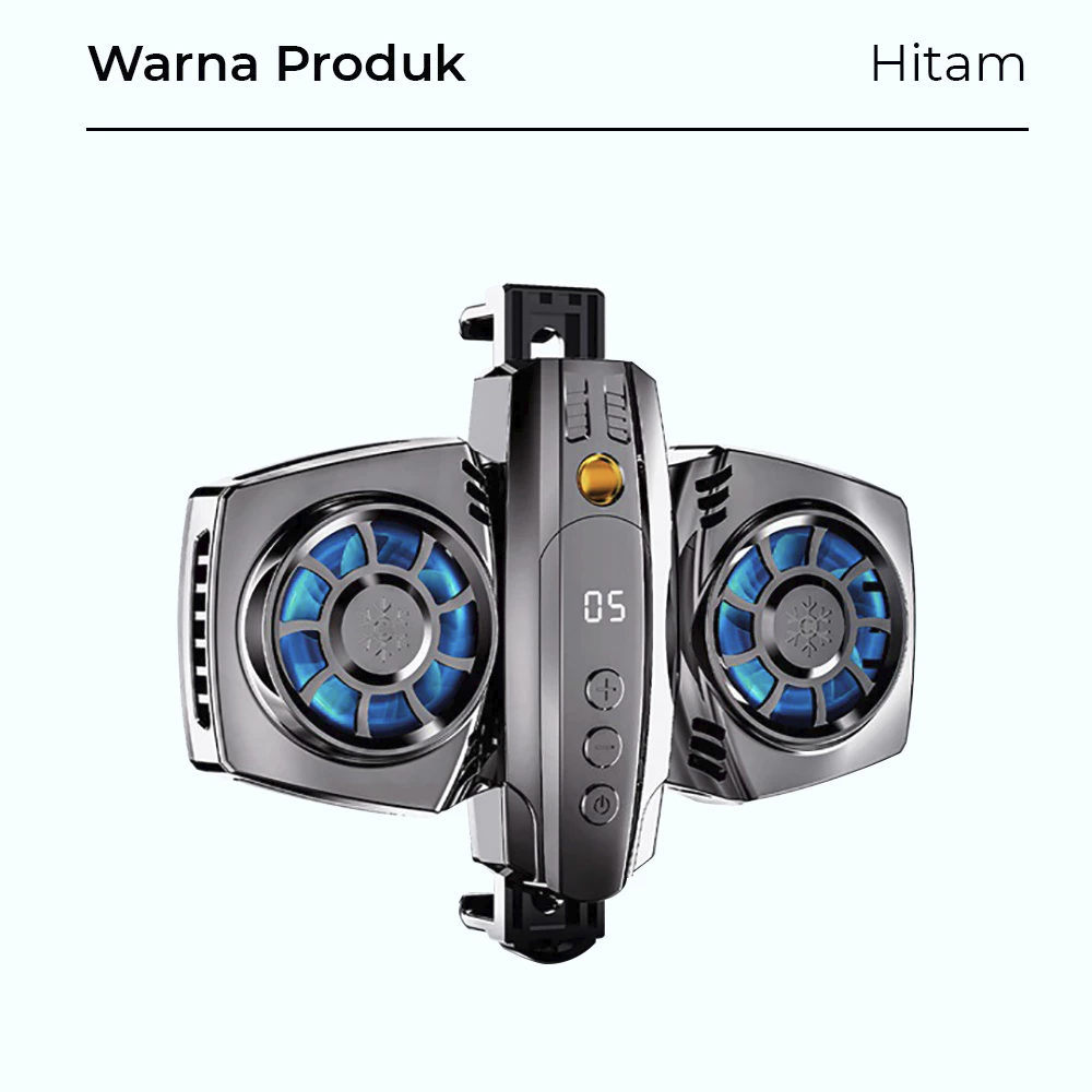 Jual Cooler Handphone Teknology Digital AI Dual Fan RBG K8X 2024 New ...
