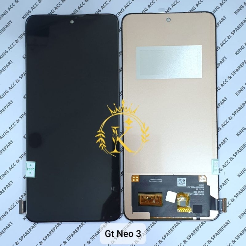 Jual LCD TOUCHSCREEN REALME GT NEO 3 BLACK INCELL ( NOT FINGERPRINT ) | Shopee Indonesia