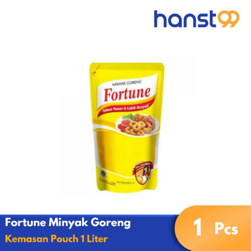Jual Fortune Minyak Goreng Kemasan Pouch 1 Liter | Shopee Indonesia