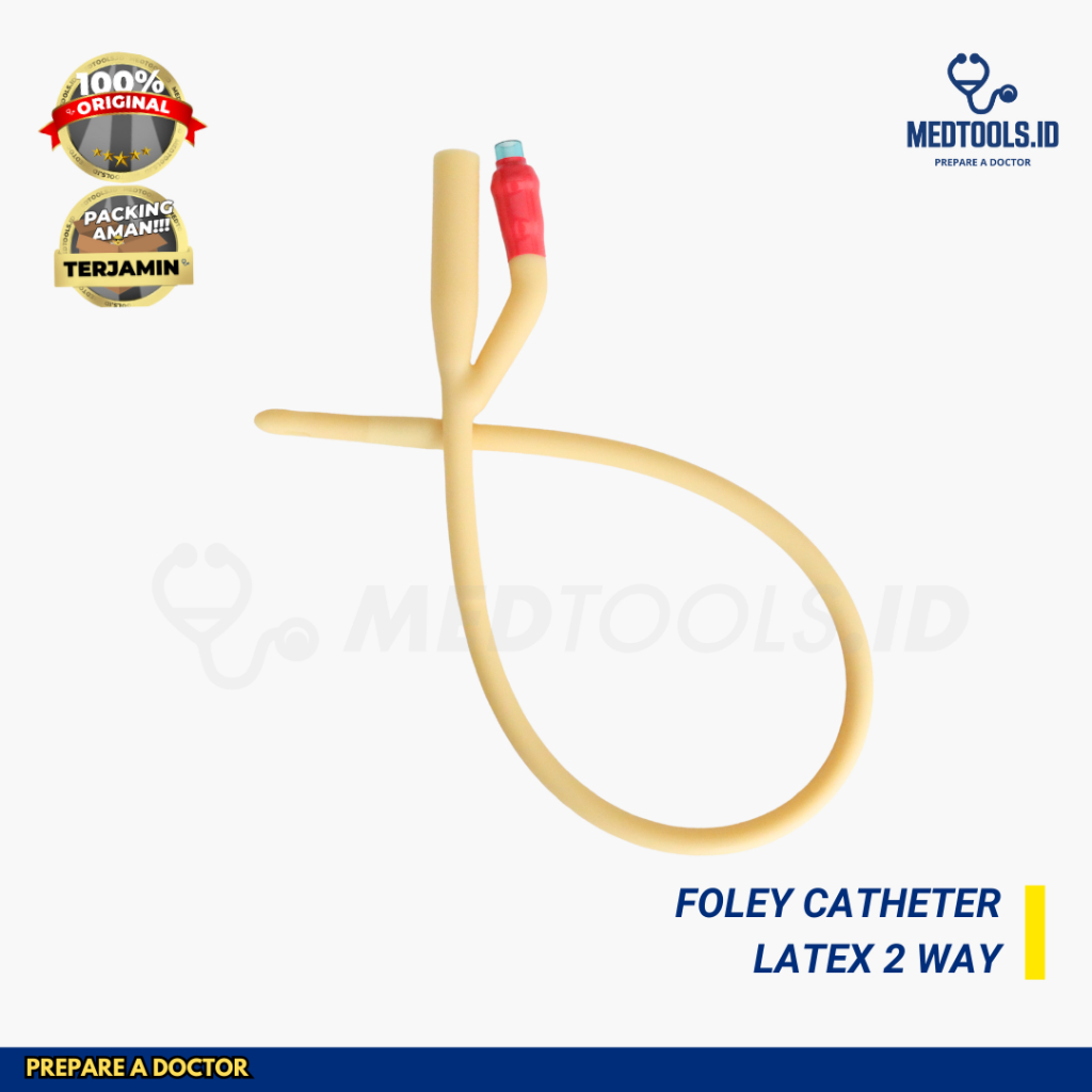 Jual Foley Catheter Latex 2 Way [ Folley Kateter Selang Urine / Selang Urine per pcs ] | Shopee ...
