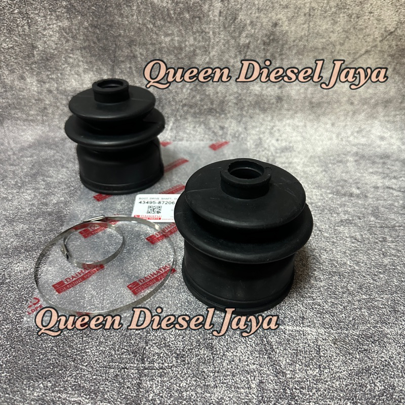 Jual Karet Boot Cv Joint Luar Boot As Roda Luar Charade G10 G11 43495-87206 (Bonus Clamp ...