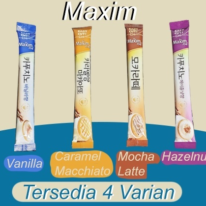Jual ((1PCS)) MAXIM COFFE SACHET Cappucino - Mocha Latte | Caramel ...