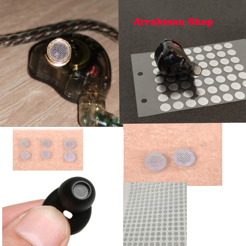 Jual Ready Dust Filter earphone IEM Jaring 1 set Earphones Steel mesh ...