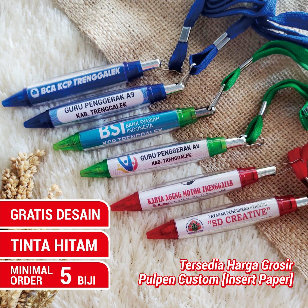 Jual Pulpen Cabe Tali Promosi Souvenir Ekonomis | Free Desain | Pulpen ...