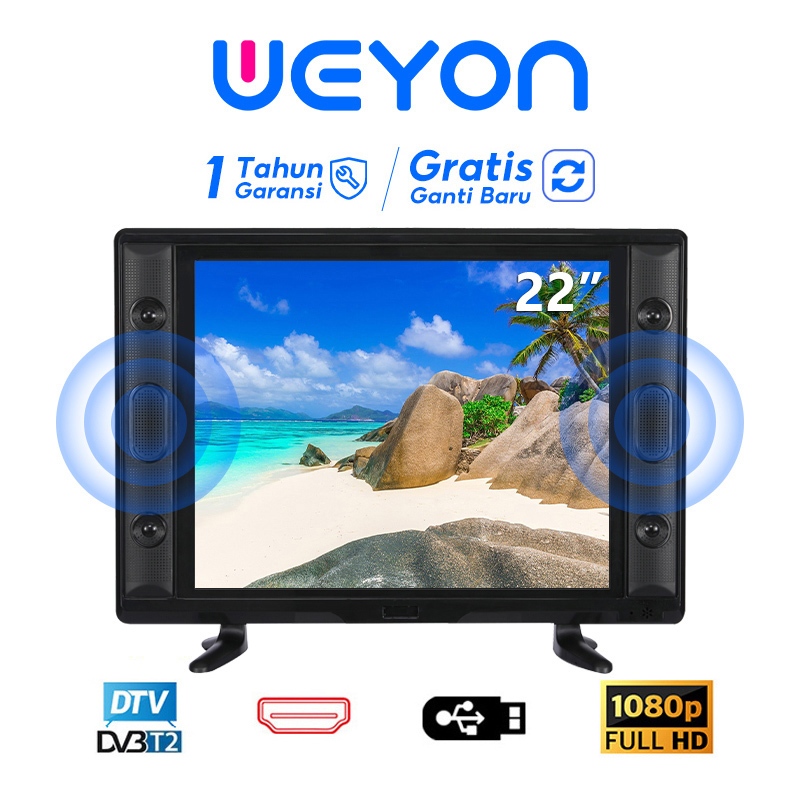 Jual Weyon TV LED 22 inch Digital TV LED/LCD TV HD Ready Televisi ...