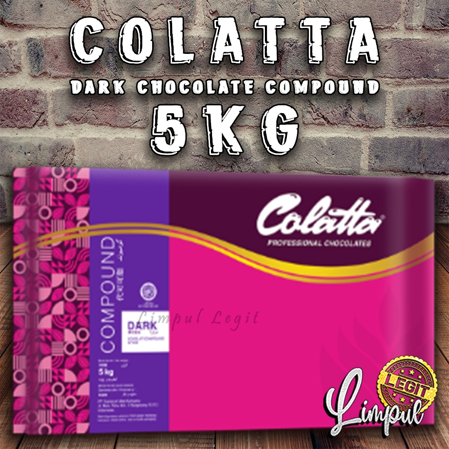 Jual Colatta Dark Chocolate 5kg / Collata Compound Dark 5kg / Colatta ...