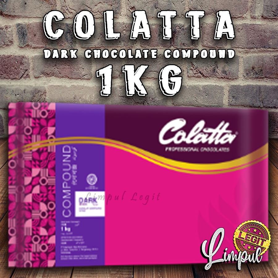 Jual Colatta Dark Chocolate 1kg / Collata Compound Dark 1kg / Colatta ...