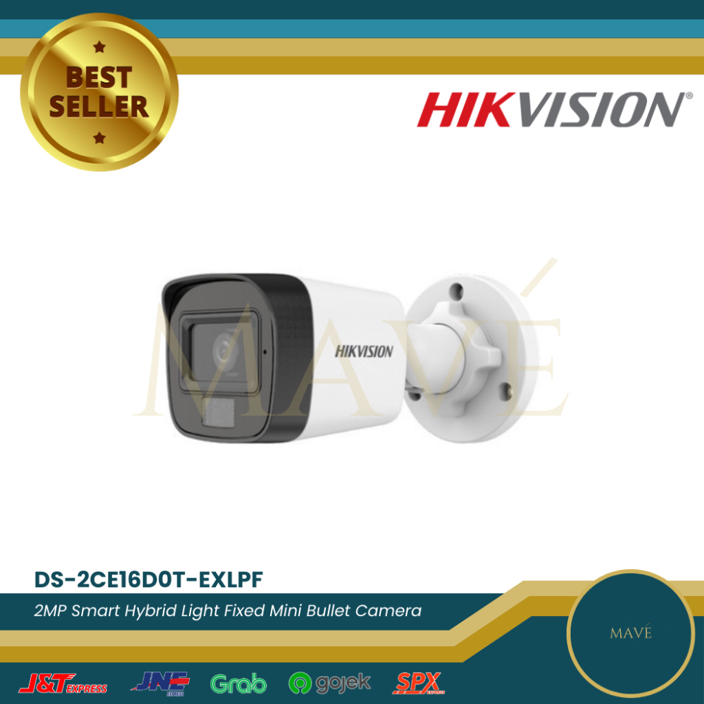 Jual DS-2CE16D0T-EXLPF - HIKVISION TURBO HD 2MP DUAL LIGHT FIXED BULLET CAM | Shopee Indonesia