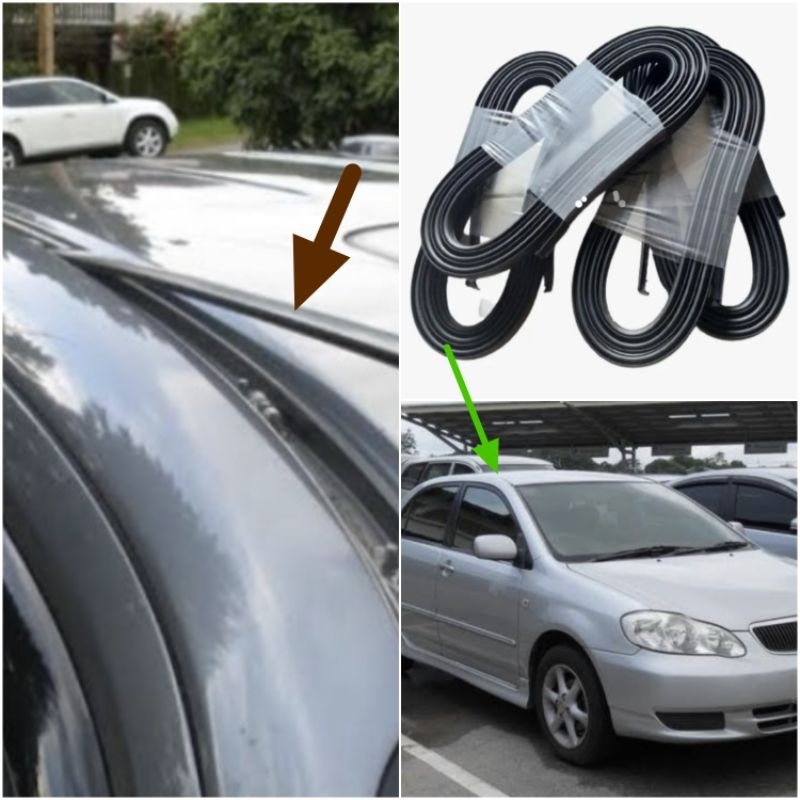 Jual karet roof talang air Corolla Altis gen 1/generasi pertama harga ...
