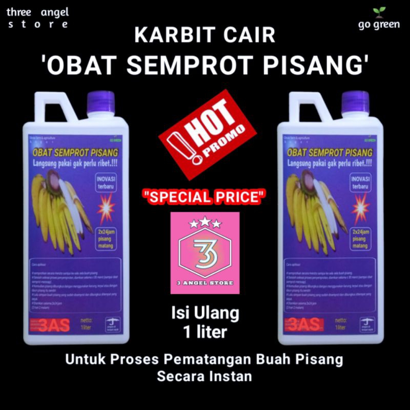 Jual Obat Semprot Pisang/Ethrel/Refill Pemasak/Pematang Buah Pisang dll ...