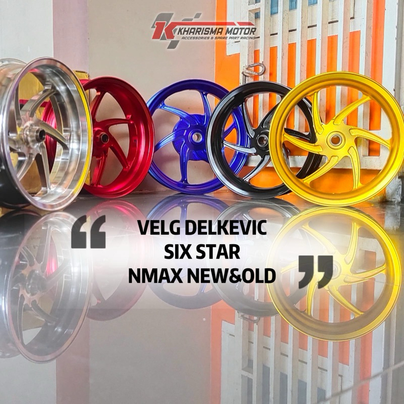 Jual VELG DELKEVIC SIX STAR NMAX NEW dan NMAX LAMA | Shopee Indonesia