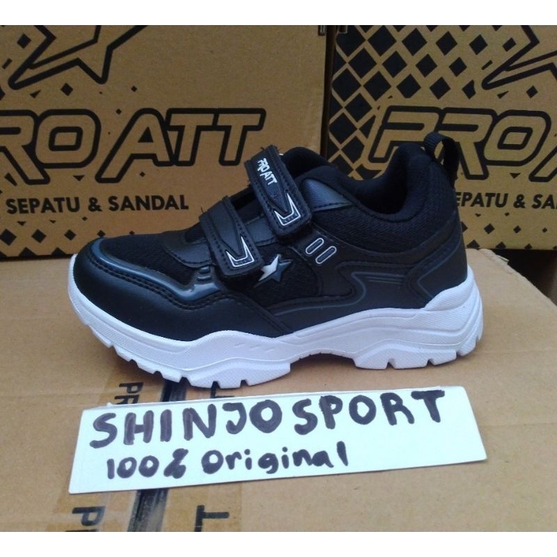 Jual PRO ATT SEPATU SEKOLAH TK SD SMP ANAK PINTAR ORIGINAL HITAM PUTIH ...