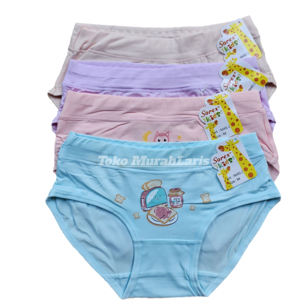 Jual Cd Anak Perempuan Lusinan Sorex Kids NA 401 Super Soft | Celana Dalam Anak Cewek Bahan ...