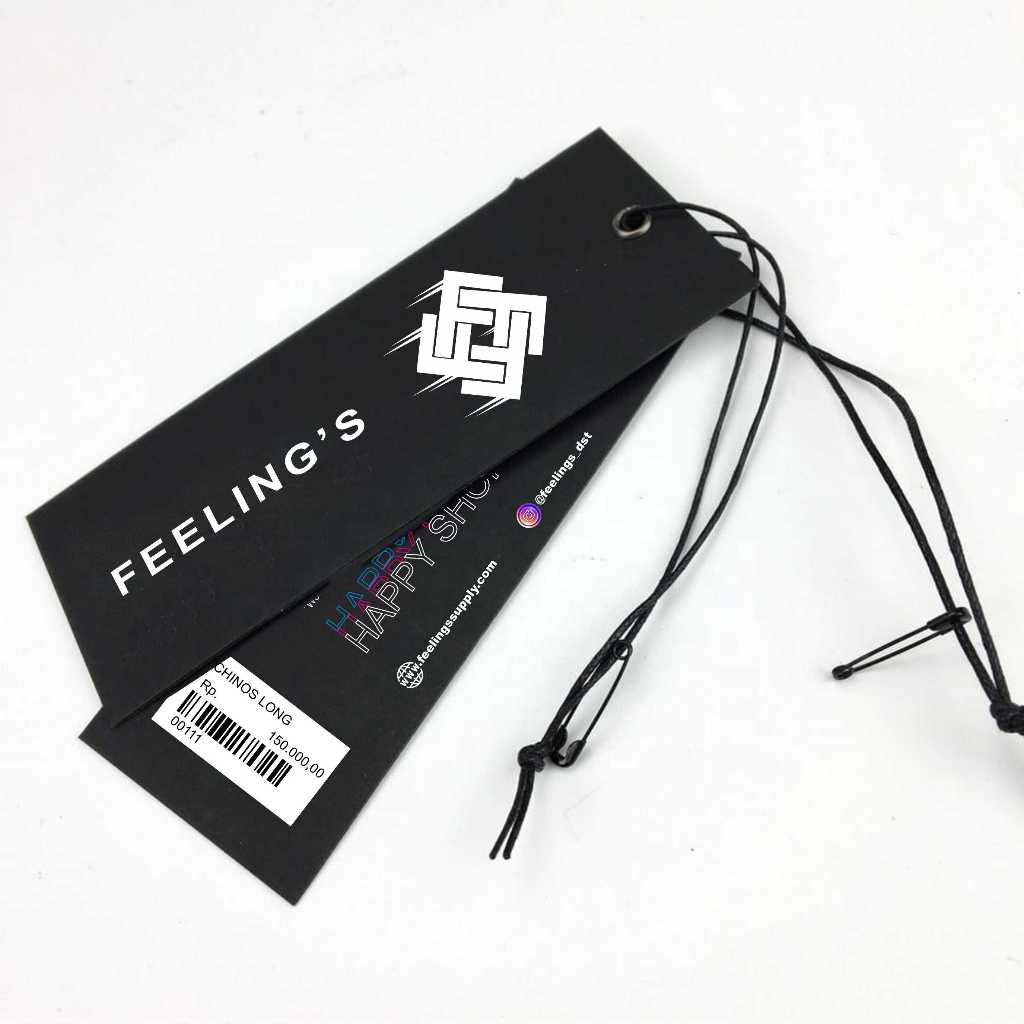 Jual Hang Tag Baju (FREE TEMPLATE DESIGN) - Label Baju - Cetak Hangtag ...