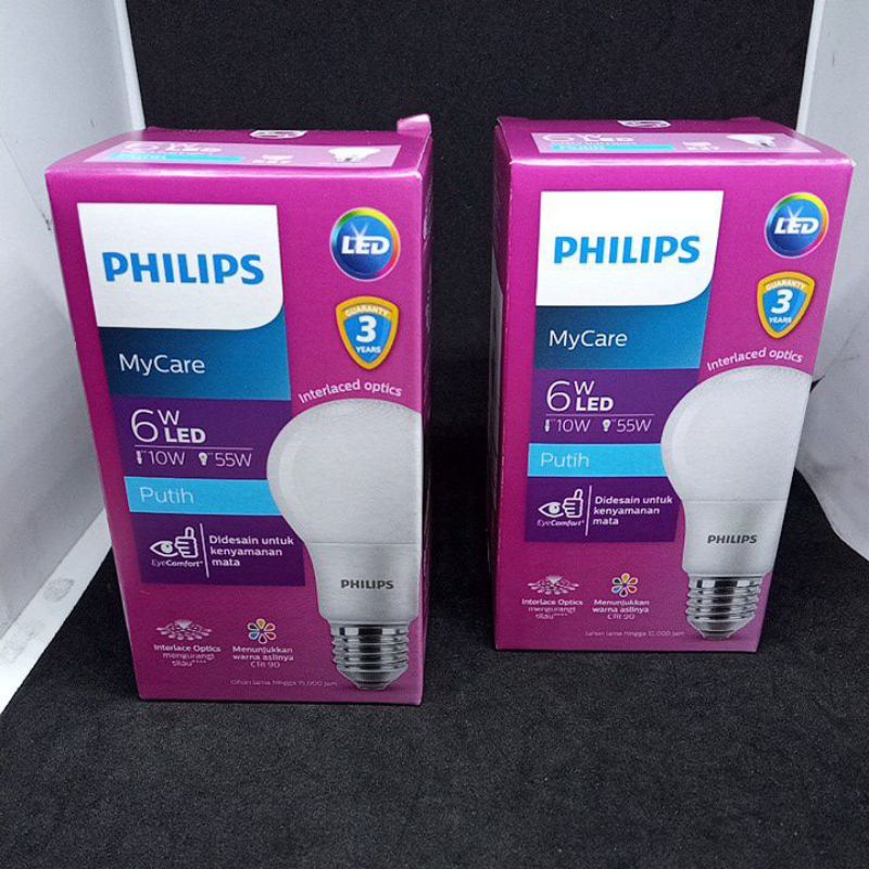 Jual Lampu LED PHILIPS 6 Watt | Shopee Indonesia