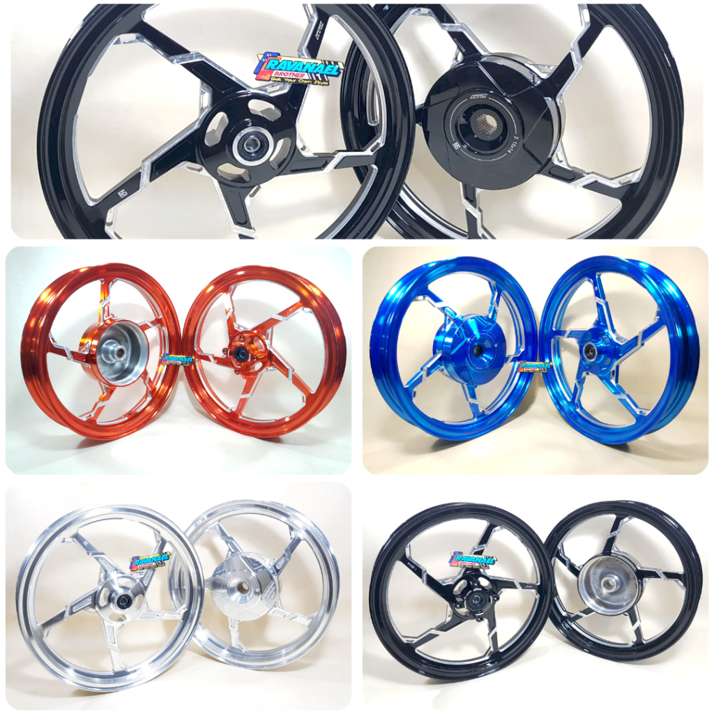 Jual Velg Pelek KTC Racing Pivot CNC 2Tone Vario 110 125 150 Beat ...