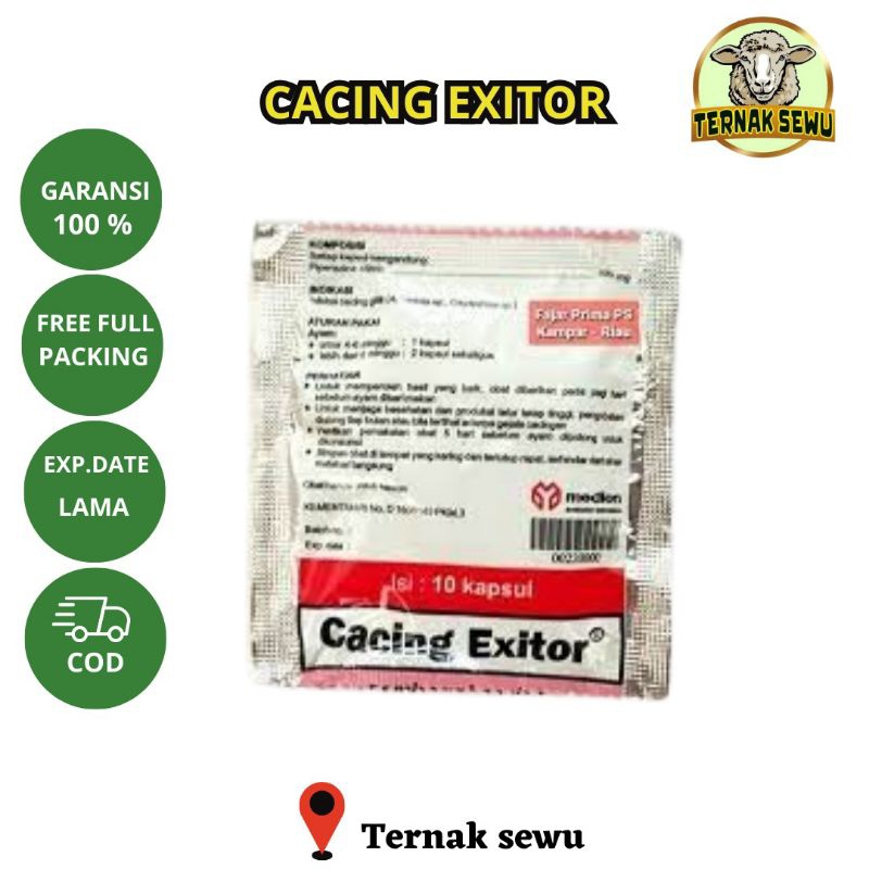 Jual Cacing Exitor Obat Pembasmi Cacing Pada Ayam | Shopee Indonesia