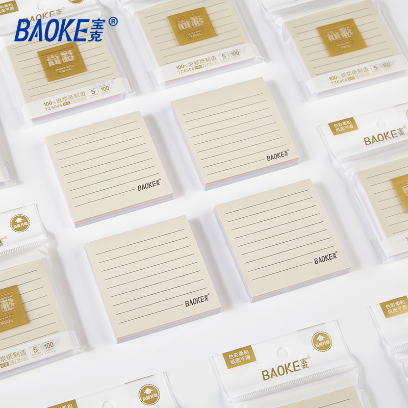 Jual Baoke Sticky Notes / Memo Tempel 100 Lembar Merekat Kuat | Shopee ...