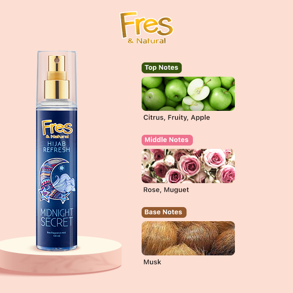 Jual FRES & Natural Fine Fragrance Mist Botol 100mL || Parfum Spray ...