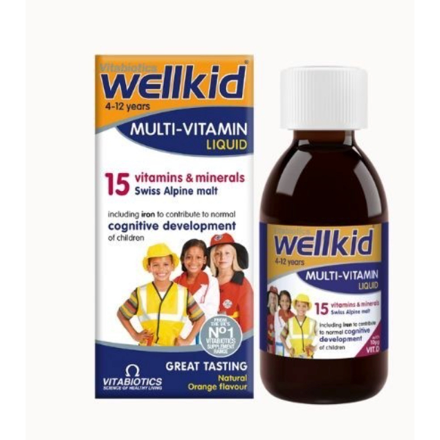 Jual VITABIOTICS WELLKID MULTIVITAMIN LIQUID 150ML | Shopee Indonesia