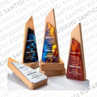Jual Trophy Kayu Custom (Tipe-2) | Piala Kayu Custom | Plakat Kayu ...
