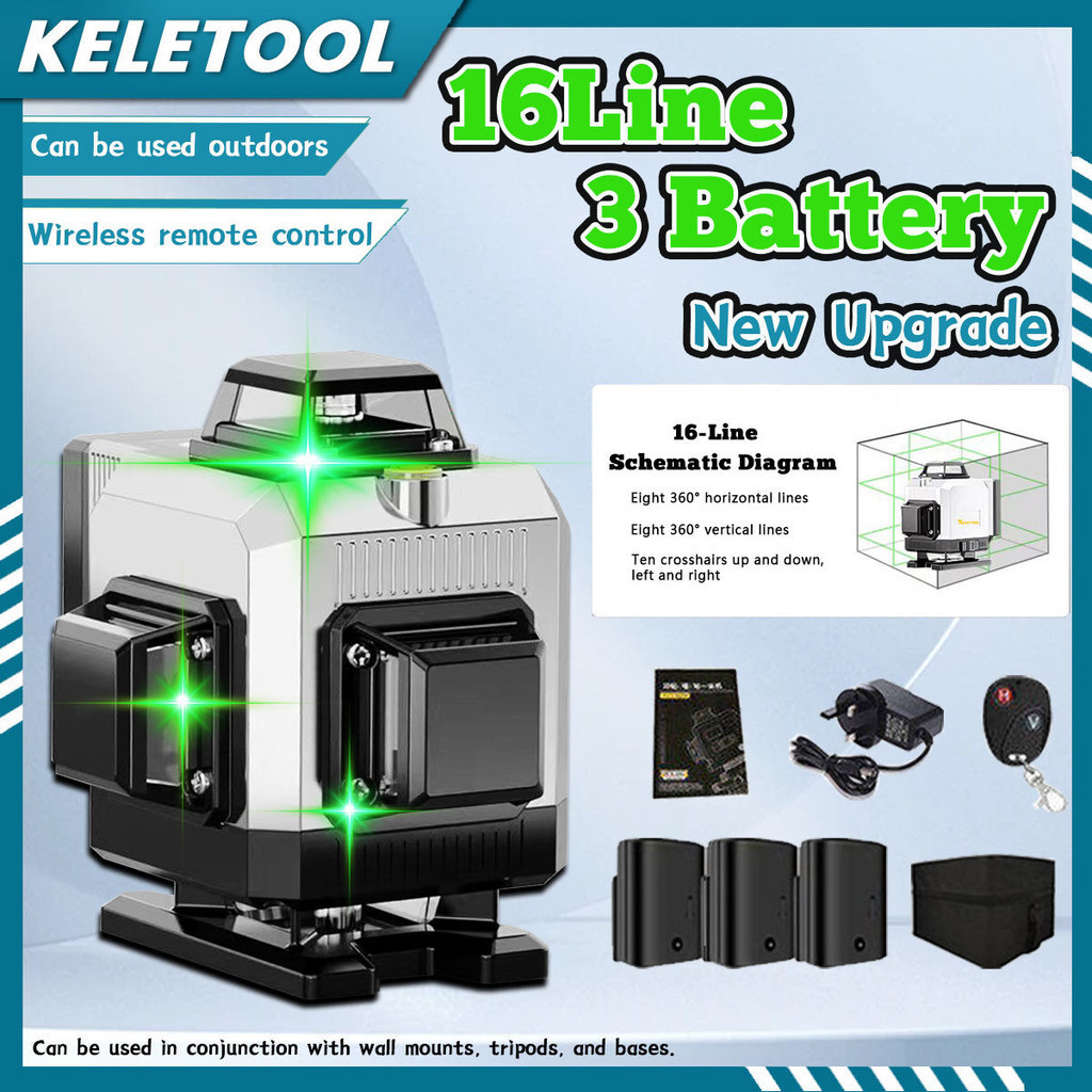 Jual Laser Sinar UV Multifungsi Alat Perata Laser 16 Line Digital ...