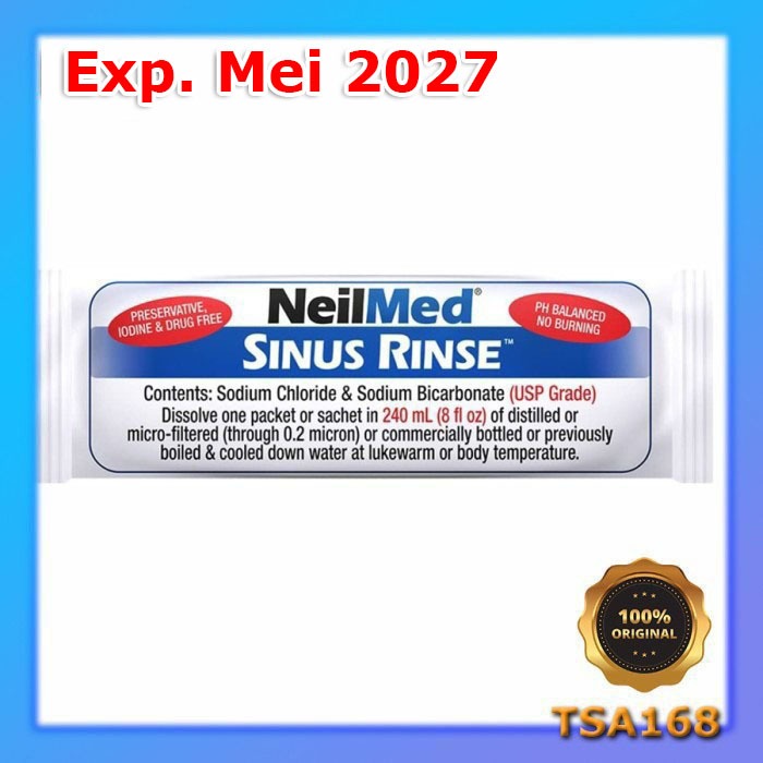 Jual NeilMed Sinus Rinse Premixed Packet Natural Relief Nasal ...