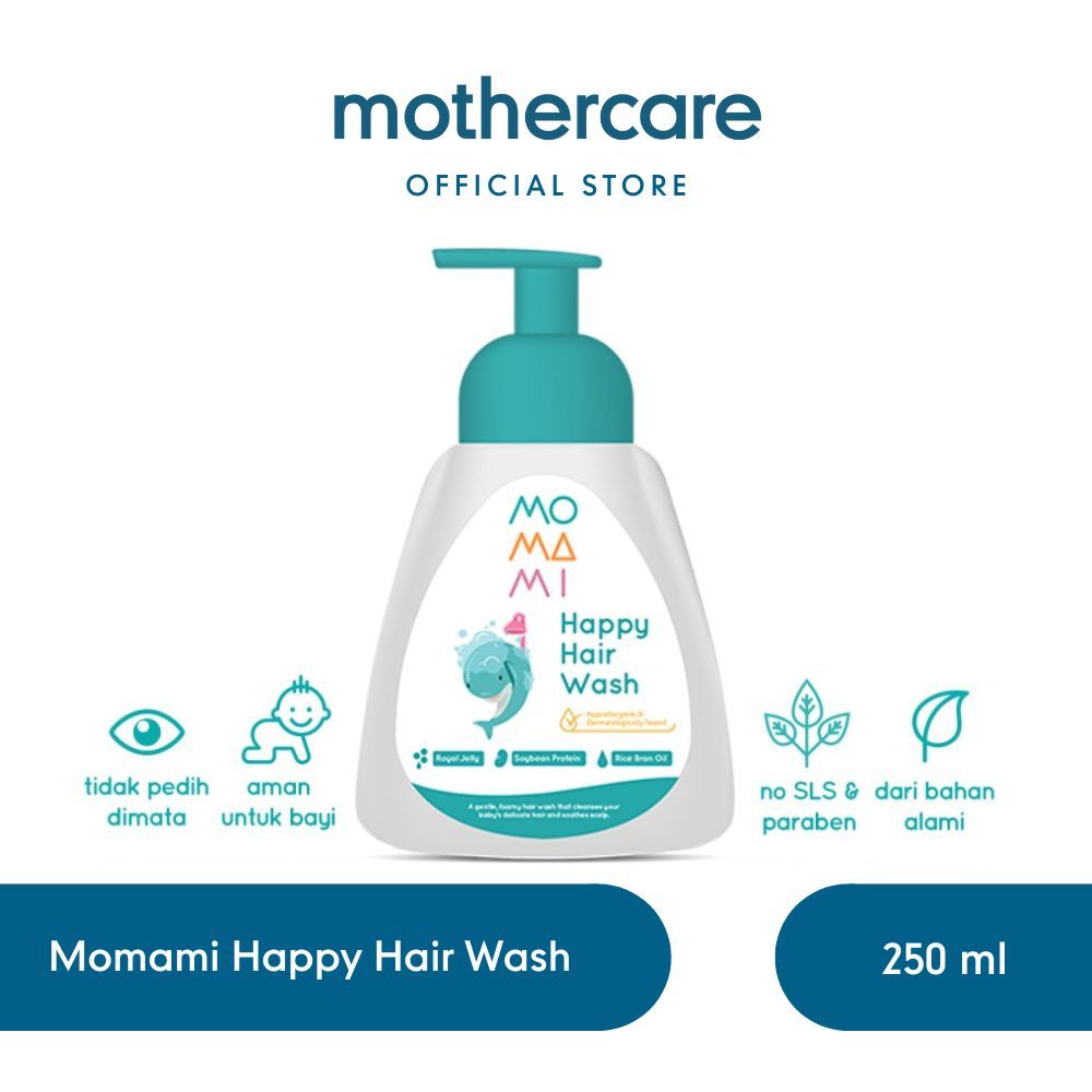 Jual Momami Baby Happy Hair Wash - Shampoo & Sabun Bayi (250 mL ...