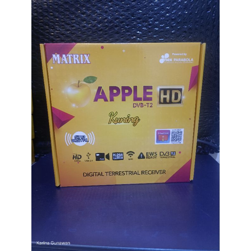 Jual SET TOP BOX MATRIX APPLE KUNING ORIGINAL | Shopee Indonesia
