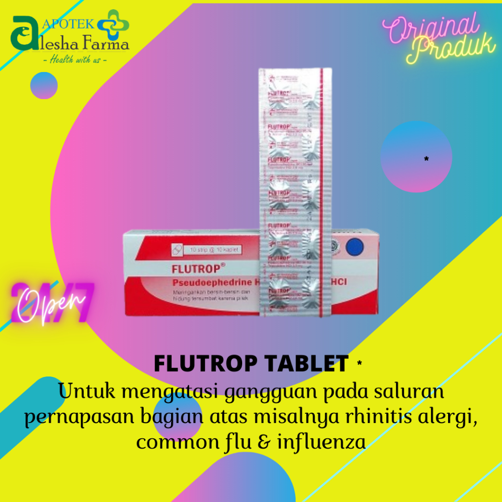 Jual Flutrop Strip 10 Tablet | Obat Flu | Shopee Indonesia
