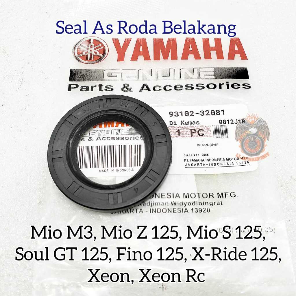Jual SIL SEAL AS RODA BELAKANG ORI YAMAHA MIO M3 MIO Z MIO S SOUL GT 125 FINO XRIDE XEON RC ASLI ...
