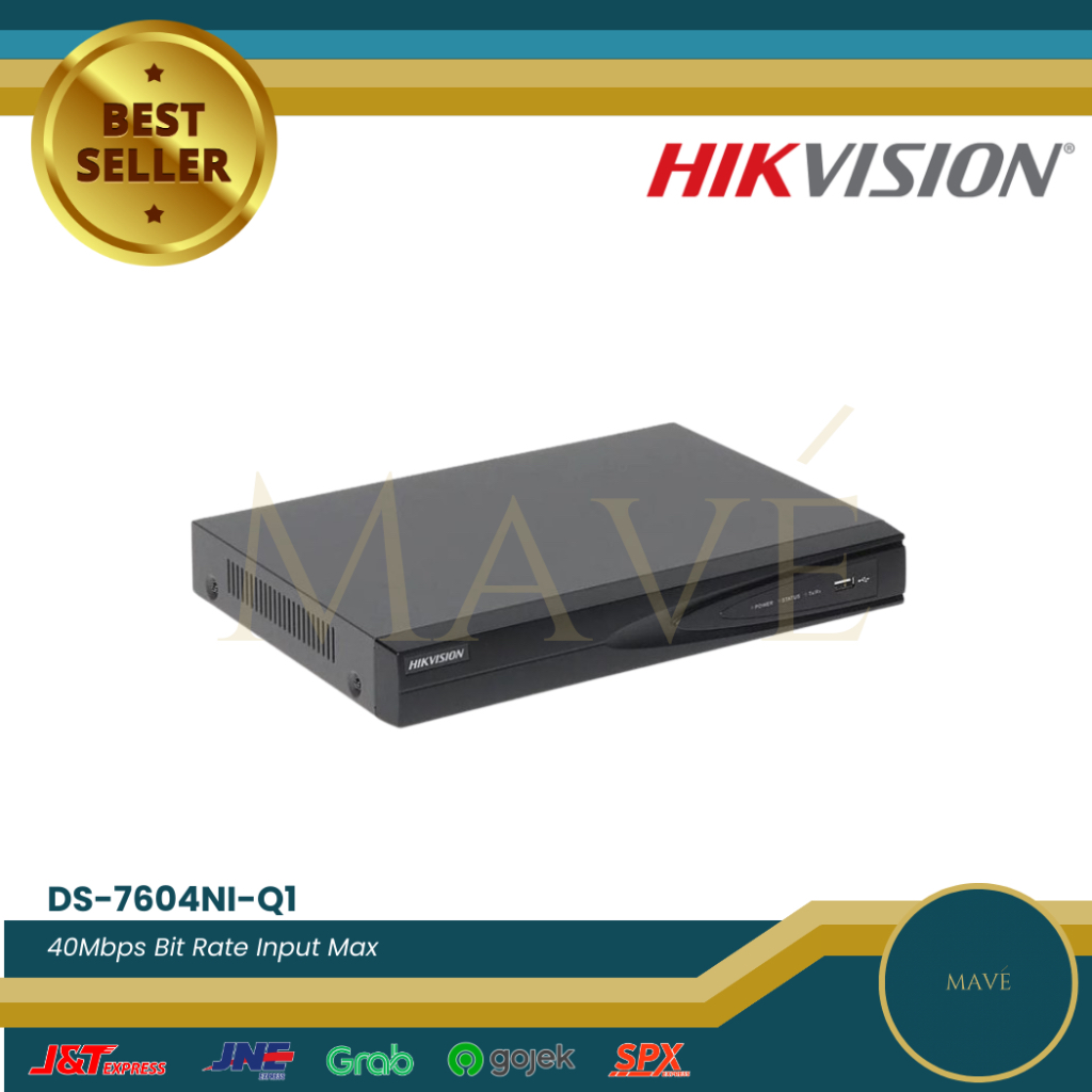 Jual NVR Hikvision 4 Channel DS-7604NI-Q1 | Shopee Indonesia